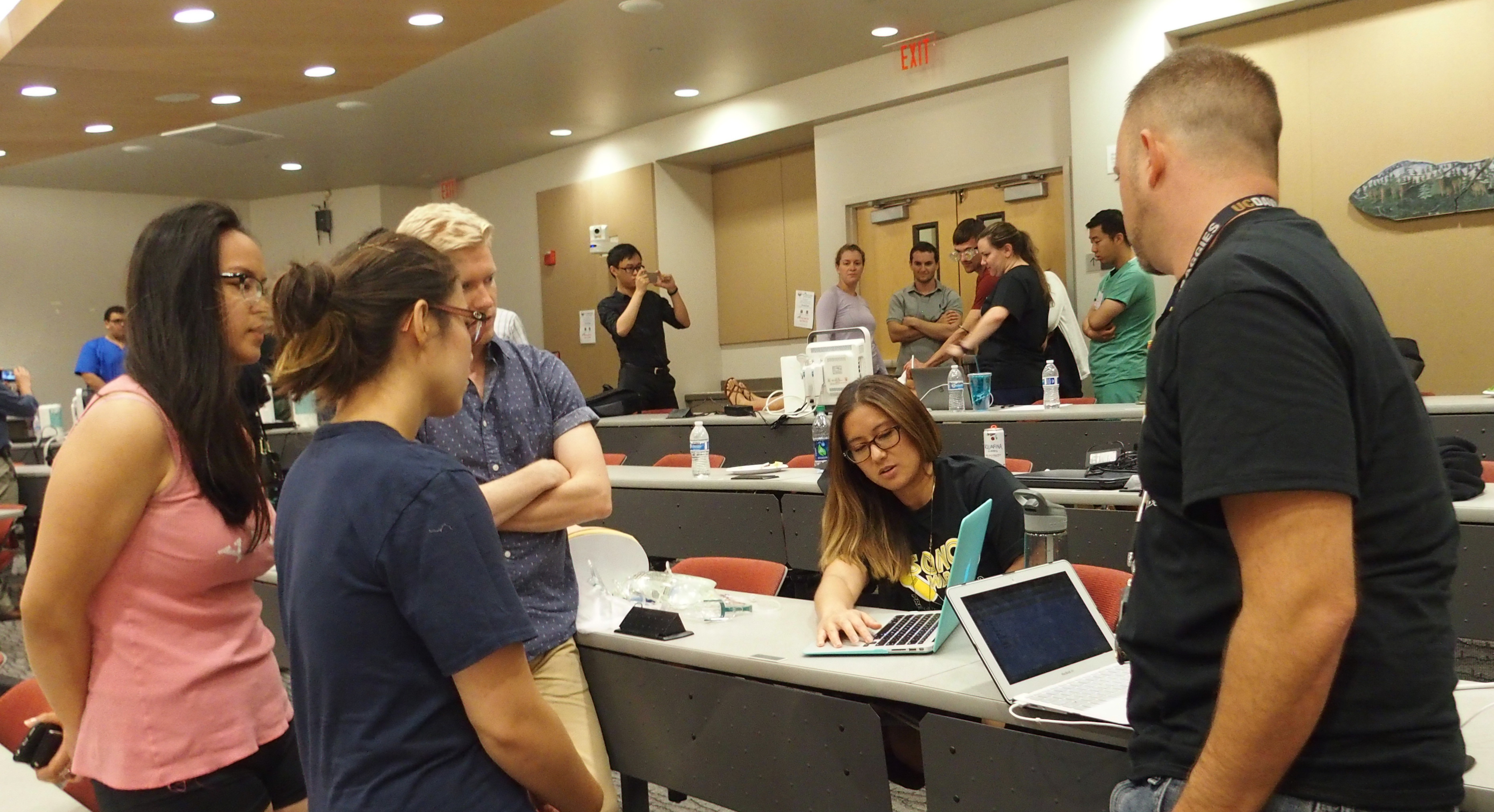 Figure 10 students scanning models – SonoStuff